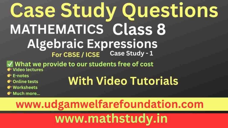 Math Case Study for Class 8 | Real-Life Math Problems & Solutions ...