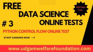 Python Control Flow Online Test (MCQs for Data Science) - Udgam Welfare ...